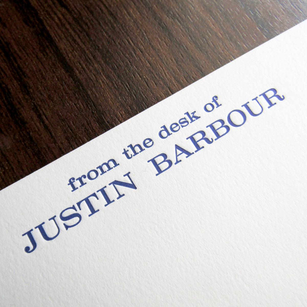 inviting: Professional Letterpressed Personal Stationery {from the desk ...