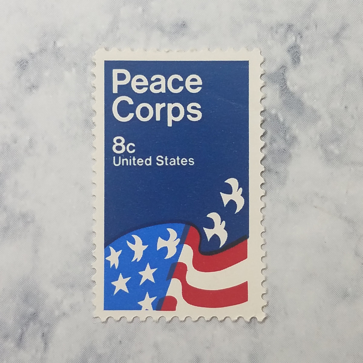 inviting: vintage postage stamps of Peace Corps 8c – inviting ...