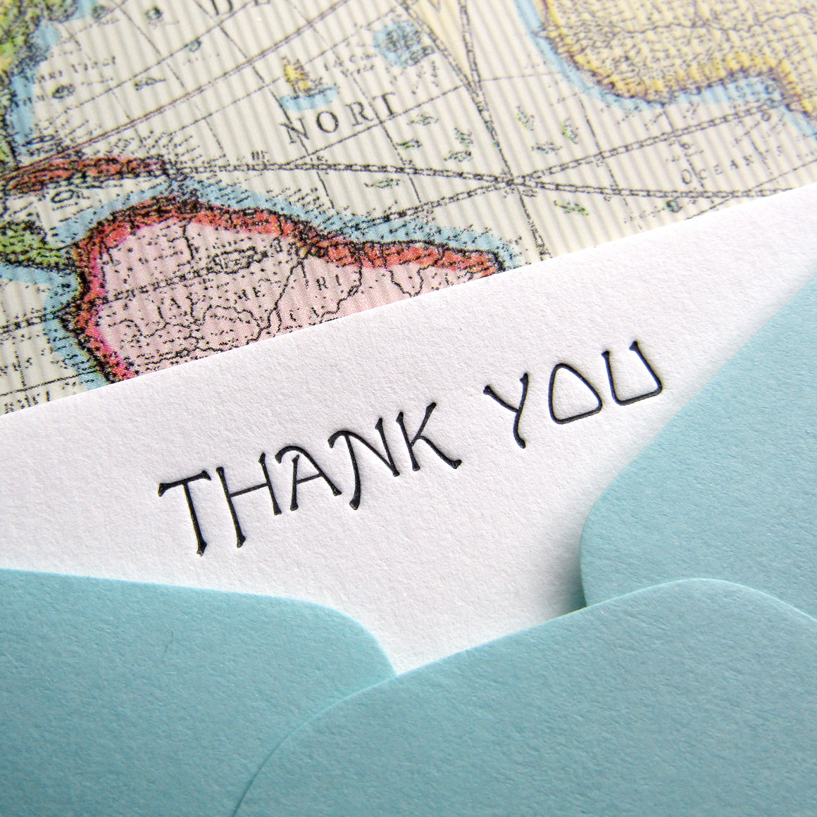 inviting: Letterpress Thank You Cards - Hand Drawn yet Elegant ...